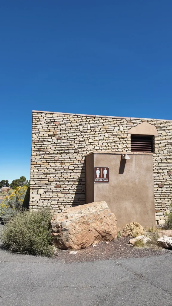Public Restroom By Desert View